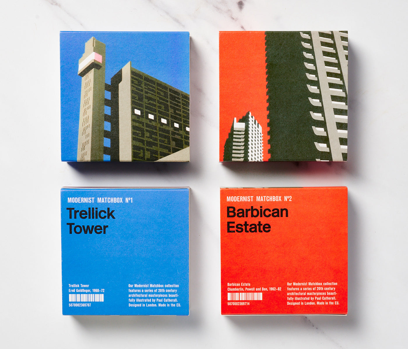 Modernist Matchboxes by London Strike – Blue Crow Media