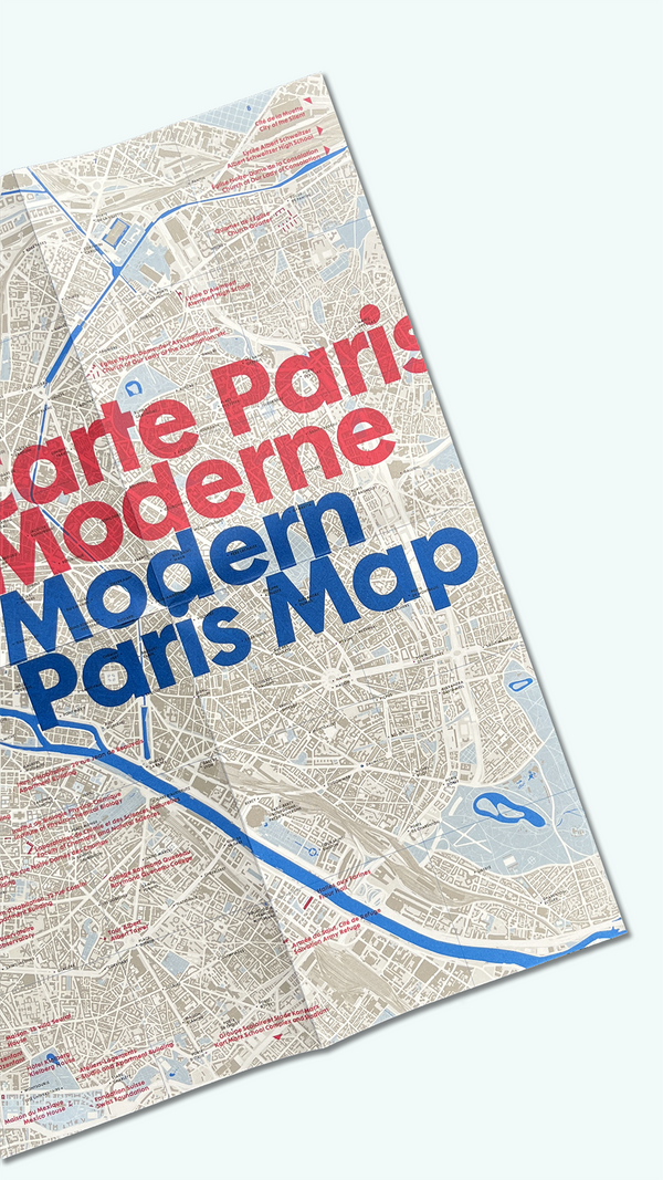 Modern Paris Map - Bilingual Guide to Modern Architecture in Paris ...