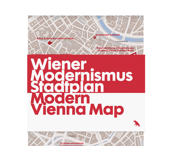 Modern Vienna Map / Wiener Modernismus Stadtplan – Architecture Guide ...