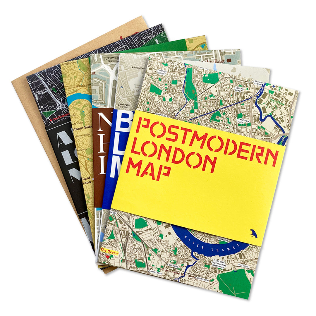 London Architecture Maps: Art Deco, Underground, Modern, Brutalist and ...