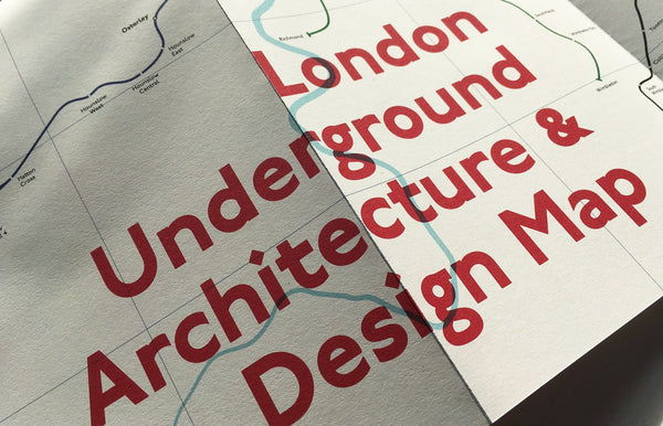 London Underground Architecture & Design Map by Mark Ovenden – Blue ...