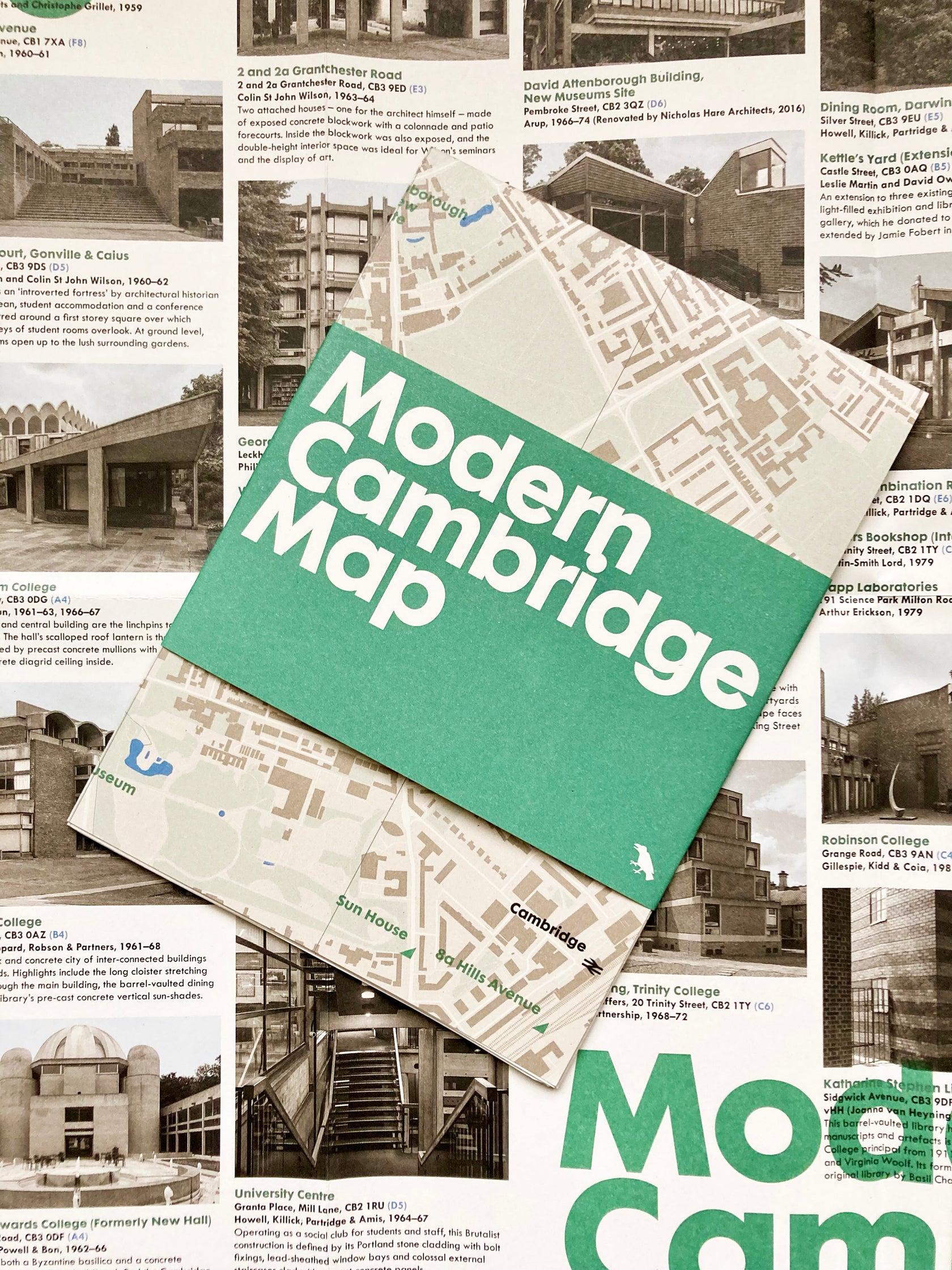 Modern Cambridge Map - Walking guide to Modernist architecture in ...