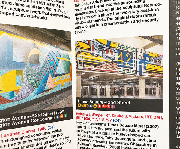 New York Subway Architecture & Design Map – Blue Crow Media