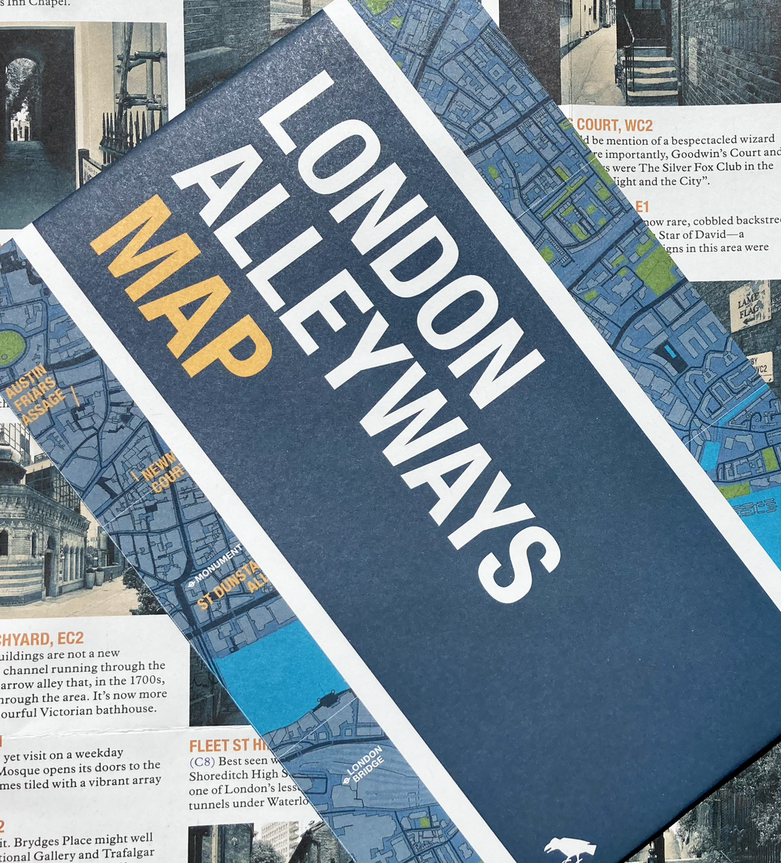 London Alleyways Map by Matthew Turner – Blue Crow Media